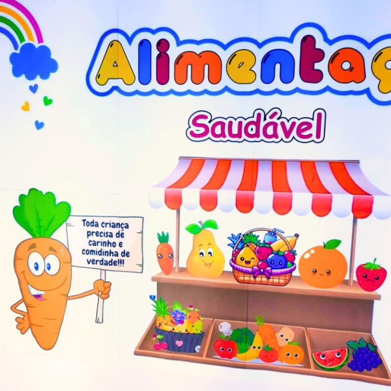 Painel Alimentação Saudável – Brilha Prof